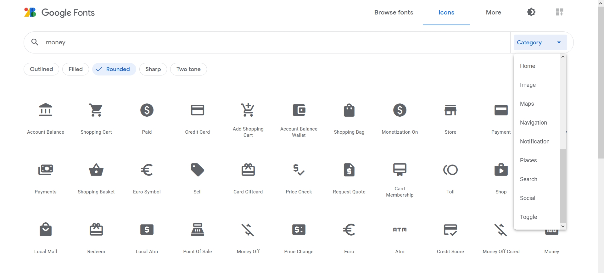Google Icon Library How You Can Manage Your Icon Library With Myscout